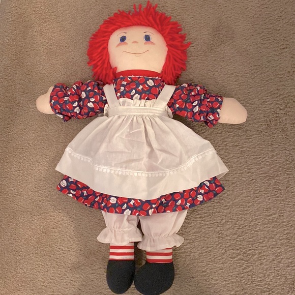 Vintage | Toys | Vintage 9s Raggedy Ann Doll Large 24 Tall And ...